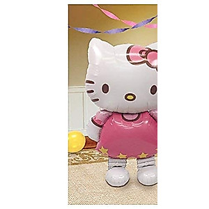 Anagram Hello Kitty Airwalkers Foil Balloon, 50", Multicolored