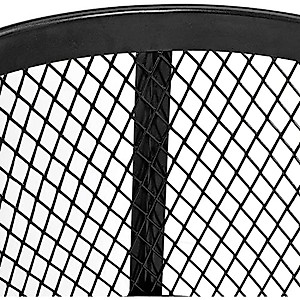 Global Industrial Outdoor Metal Trash Container Black, 48 Gallon