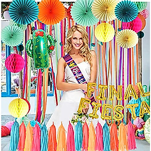 Final Fiesta Bachelorette Party Decorations/Fiesta Bridal Shower Decorations/Final Fiesta Banner Mexican Fiesta Theme Party Backdrop Decor Tropical Party, Luau Party, Mexican Themed Bachelorette