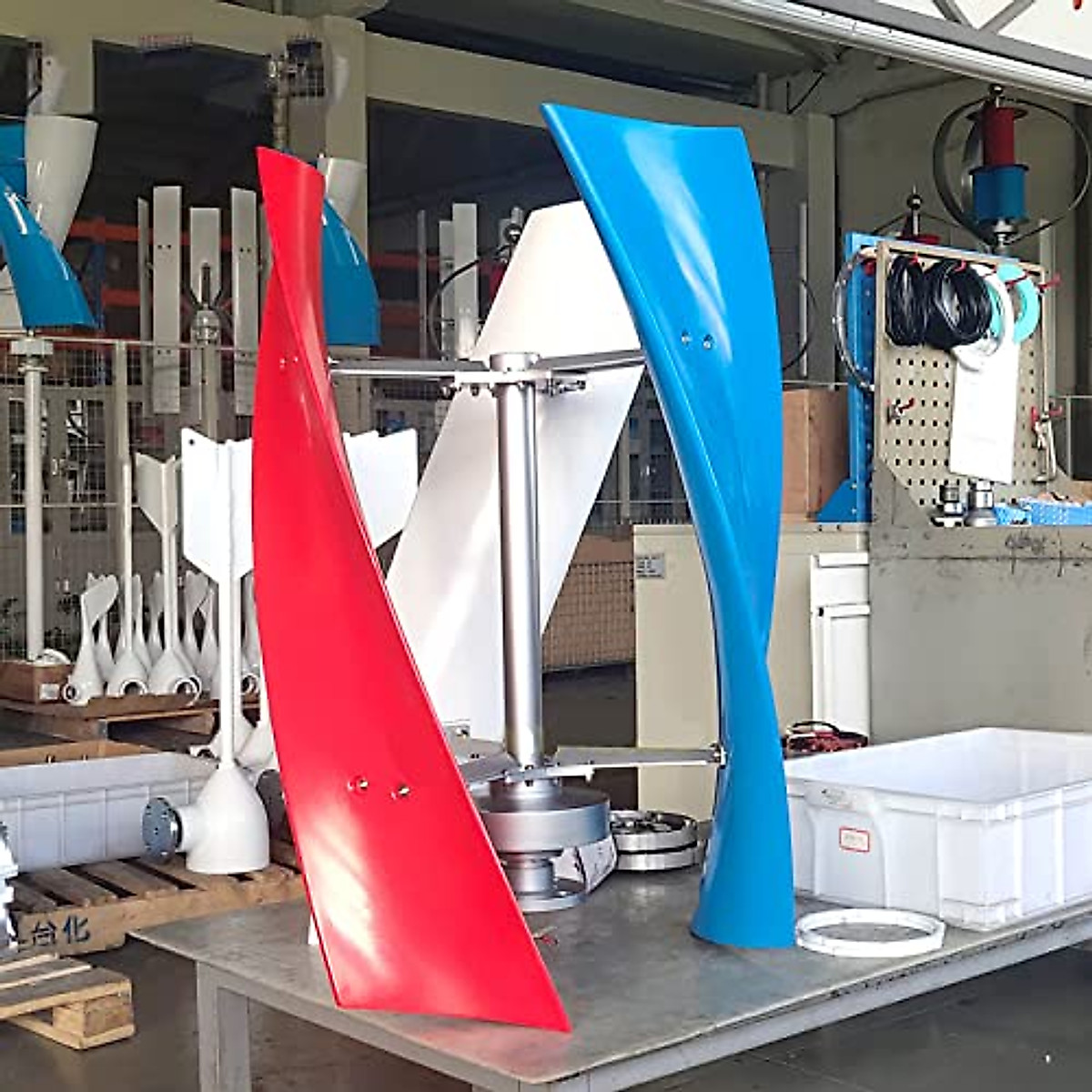 QAZNHODDS 9000W Wind Turbine Generator Kit, 12V 24V 48V 220V with MPPT Controller Wind Turbines Electricity Producer Equipment Home Power Energy Kit,12V