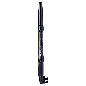 Kiss New York Professional Long-Lasting Eyebrow, Retractable Eyebrow Pencil, Rich Pigmentation, Coconut Oil Infused, Built-in Brush Brow, Sapes, Define, Fills Brow, Eye Makeup (KBAP06 BLACK)