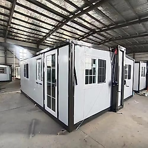 Prefabricated Modular Foldable Living Room House Folding Container Home Portable Container Home for Home, Office, or Workshop