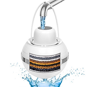 Tub Filter for Bathtub, Bath Ball Filter for Tub Faucet, Bathtub Filter for Hard Water, 2500 Gallons of Filtration Bath Tub Water Filter for Cleaner Softer Bathing