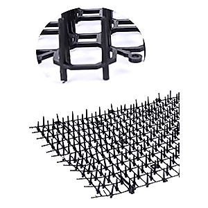 P.C Repellent Cat Scat Mat Plastic Spike Keep cat away 6.5' Black 1pcs