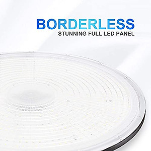 BBESTLED 240W LED High Bay Light, Warehouse Light 0-10V Dimmable 5000K Daylight 36,000LM UFO High Bay Light[1000W MH/HPS Equivalent] for Factory Warehouse UL&DLC Listed AC100-277V Updated Version