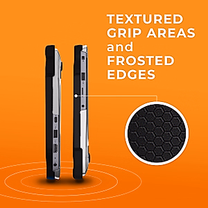 Gumdrop SlimTech Laptop Case Fits Dell Latitude 3310 | 3330 (2-in-1) - Rugged Drop Tested Shockproof Lightweight Reliable Device Protection for Kids K-12 Students School Office or Business Use - Black