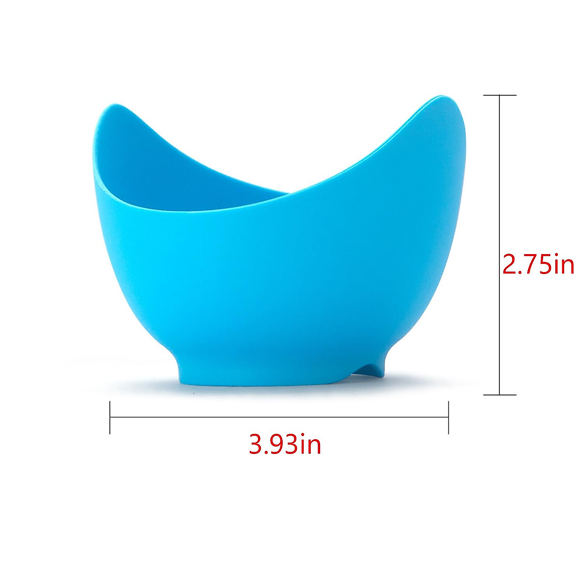 4pcs Silicone Egg Poacher Cups with BONUS Oil Brush, Nonstick Egg Poaching Cups for Air Fryer, Baking oven or Stovetop Egg Cooking, BPA Free.