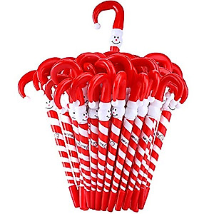 Outus 40 Pieces Christmas Ballpoint Pens Snowman Umbrella Cane Ballpoint Pen Christmas Cane Snowman Pens for Christmas Party Gift Stationery Supplies