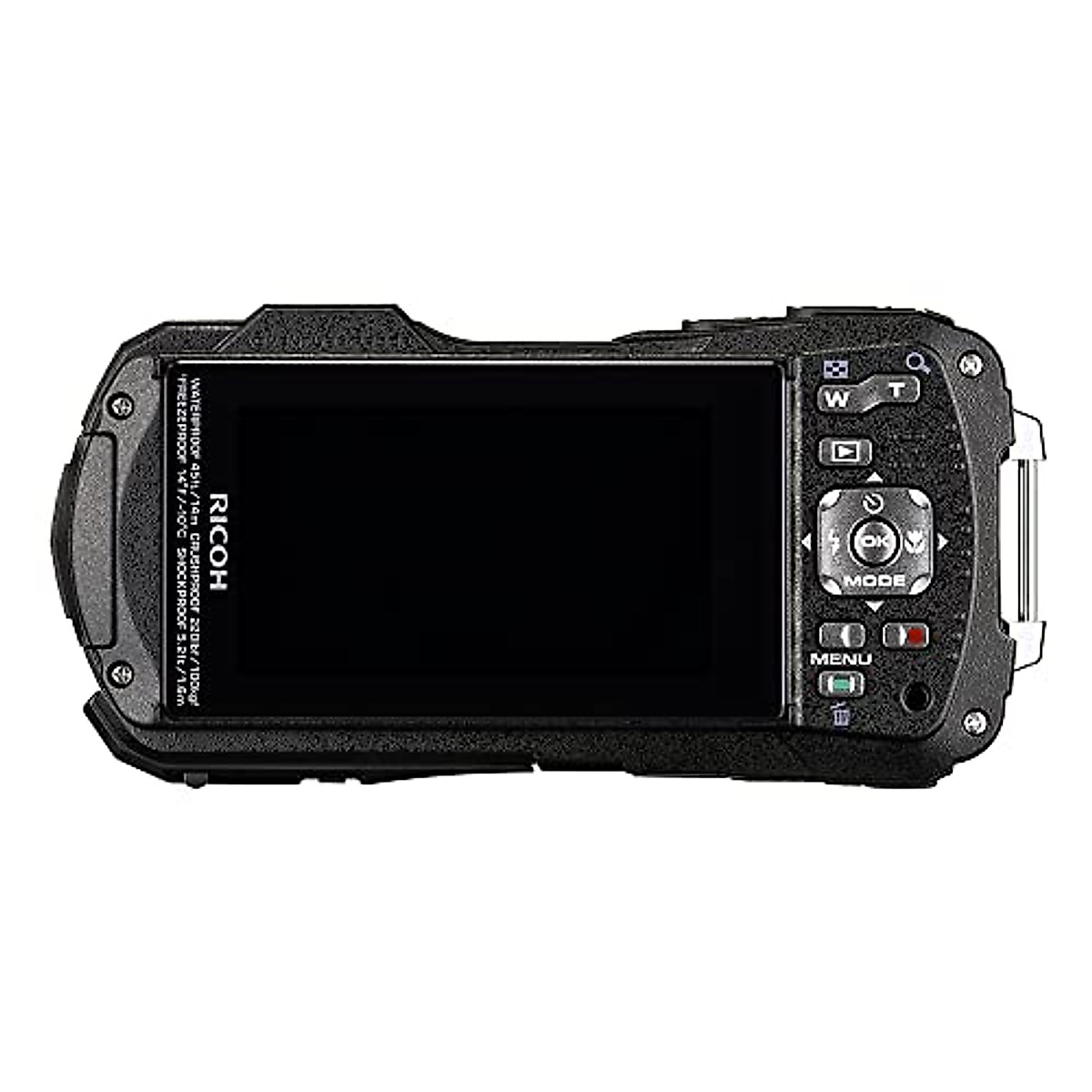 Ricoh WG-80 Orange Waterproof Digital Camera Shockproof Freezeproof Crushproof (International Version)