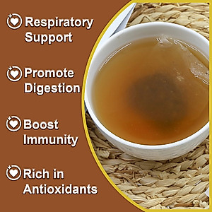 TEARELAE - Mullein Tea Bags For Lungs - 2.65 oz/75g (3g X 25 Bags) - 100% Pure Natural Premium Mullein Leaf Tea - Non-GMO - Caffeine-free - Good For Respiratory System