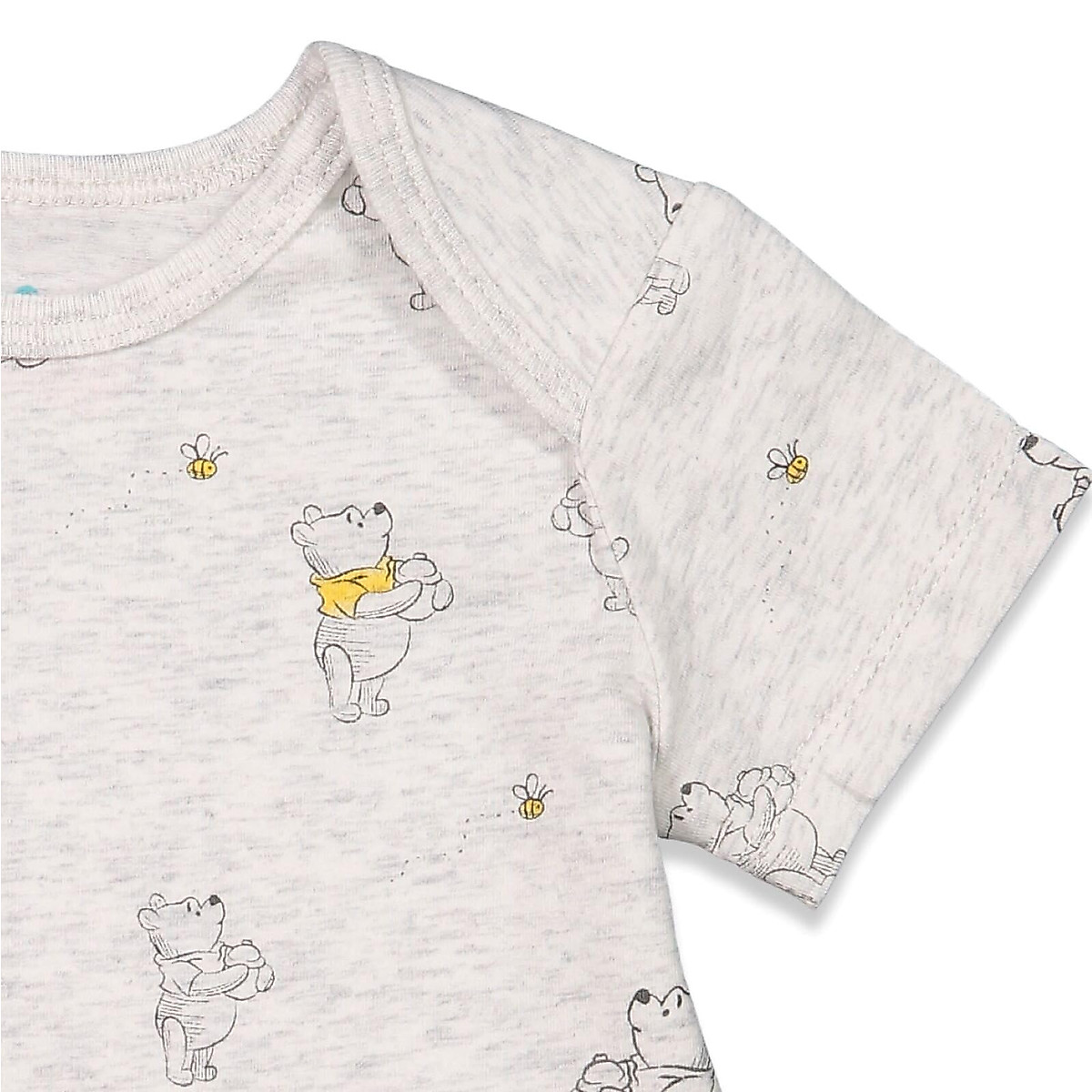 Disney Winnie the Pooh Newborn Baby Boys 3 Pack Bodysuits 0-3 Months