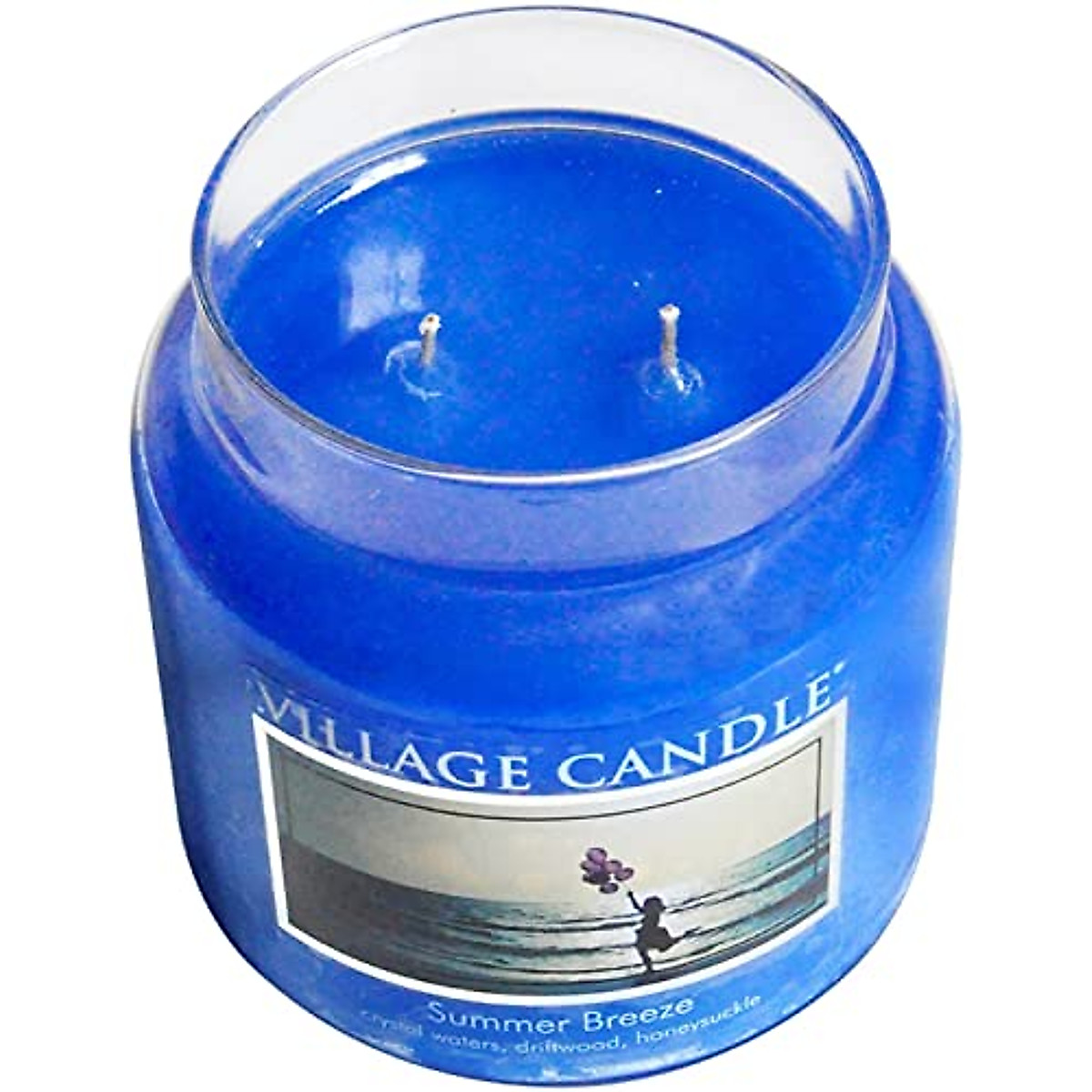 Village Candle Summer Breeze 26 oz Glass Jar Scented Candle, Large