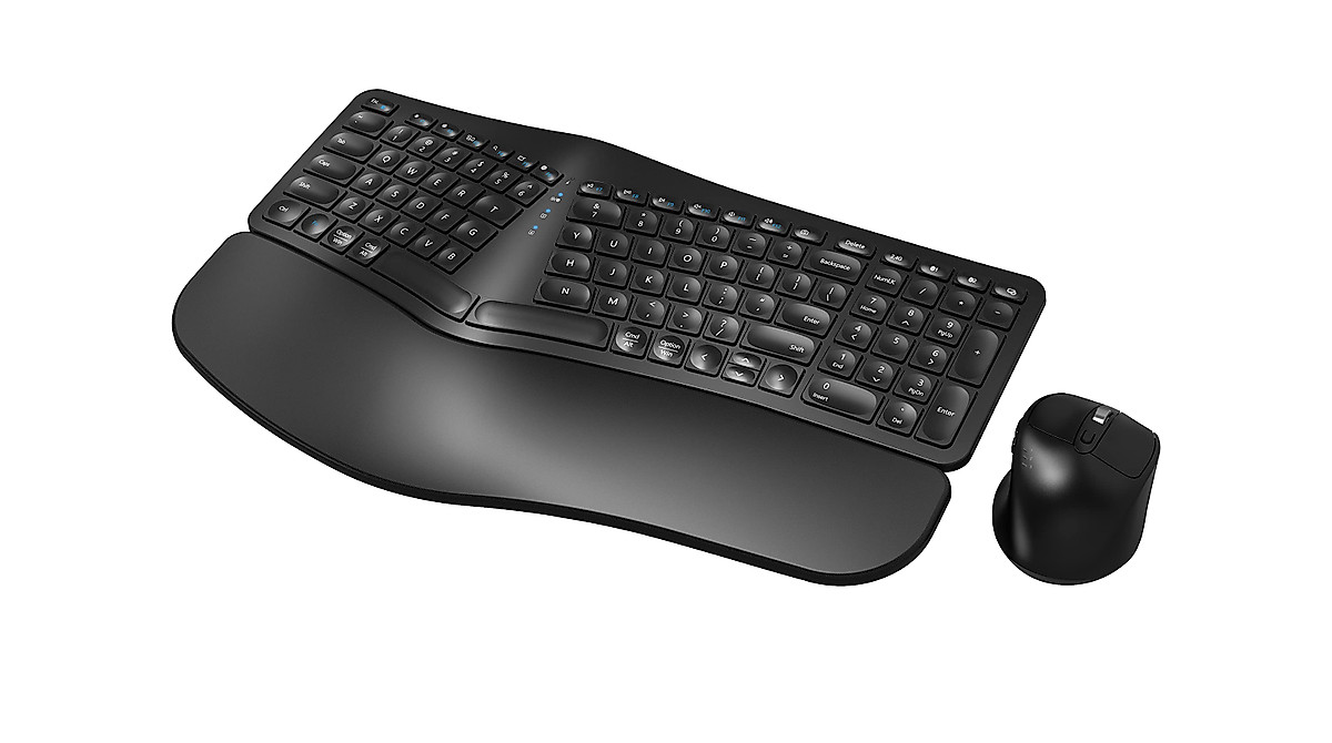 Mk960 Ergonomic Wireless Keyboard And Mouse Combo