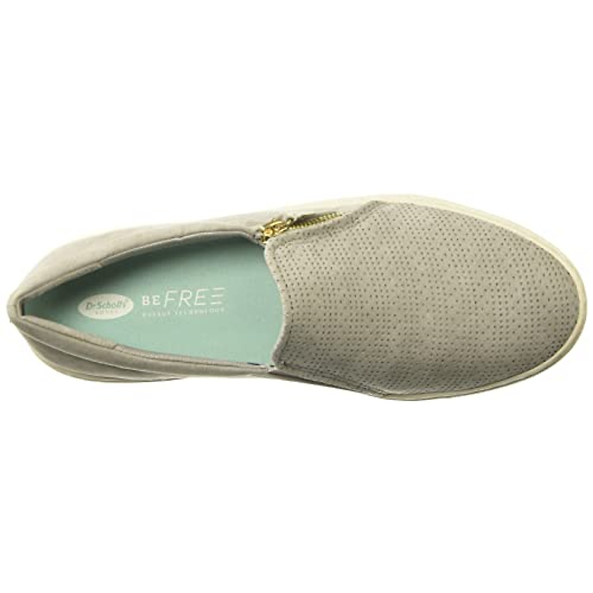 Dr. Scholl's Shoes Womens No Chill Platform Slip On Fashion Sneaker,Soft Grey Microfiber,10