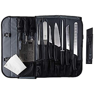 Mercer Culinary Partners in Education 23-Piece Millennia Culinary School Kit,Black