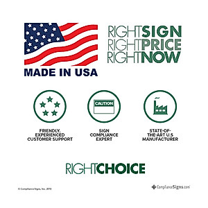 ComplianceSigns.com Oversize Sign, 72x12 in. Magnetic for Transportation, Made in USA