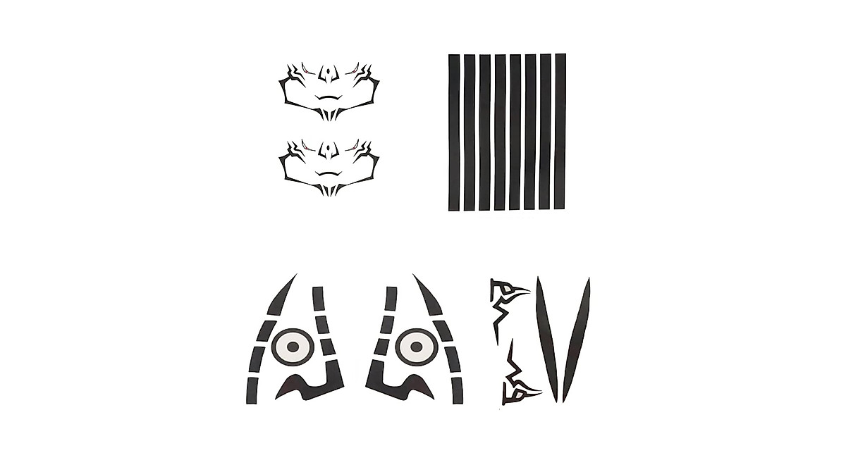 Ryomen Sukuna Tattoo Stickers for Cosplay & Anime Fans | Waterproof ...