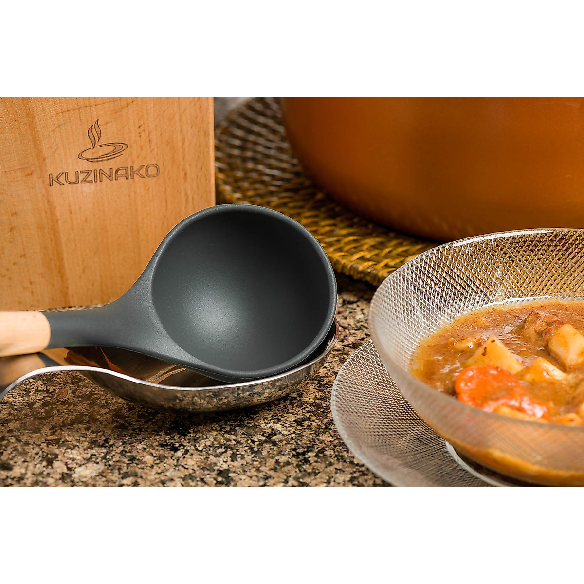 10PCS Kitchen Utensil Set for Non-stick Cookware Silicone Spatula Set with Holder Cooking Utensils for your Beautiful Kitchen (Grey)