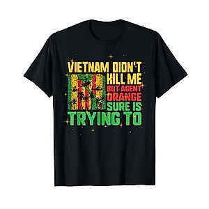 Vietnam Veterans Day Orange Agent Victims Retired Soldiers T-Shirt