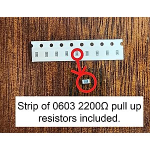 I2C Bus Breakout Board 8x4 Serial Wombat PCB_0012 for IIC Expansion or Power Bus Using Jumper Wires 4-Pack