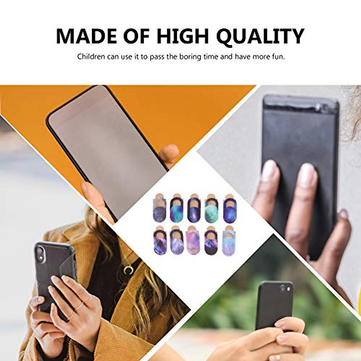 SOLUSTRE 30 pcs Phone Patch Smartphone Hacker Starry Color Design Sky Pad Protector Desktop Thin Ultra Webcam Anti-Hacker Pattern Prevention Cover Tablet Web Computer for Slide