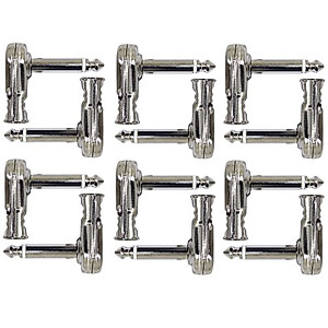 GLS Audio Pedal Board Kit DIY Patch Cables Cords - 15ft Cable with 12 Right Angled 1/4" TS Plugs - 15 Feet Wire with Low Profile Pancake Style Plug - 15' Pedalboard Cord