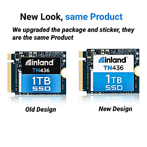 INLAND TN436 1TB M.2 2230 SSD PCIe Gen 4.0x4 NVMe Internal Solid State Drive, 3D TLC NAND Gaming Internal SSD, Compatible with Steam Deck ROG Ally Mini PCs