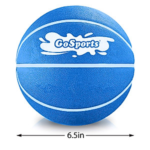 GoSports Swimming Pool Basketballs 3 Pack - Great for Floating Water Basketball Hoops, Choose Red or Blue Pool Basketballs