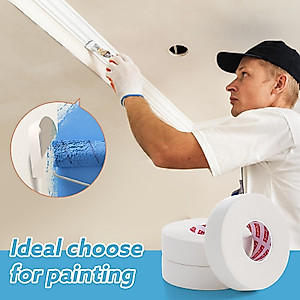 Fyguard 3 Pack Beige White Masking Tape 1 Inch Wide Masking Tape Bulk, Multi-Surface Masking Tape for Labeling Sealing Art Crafts, Home Use(165 Total Yards)