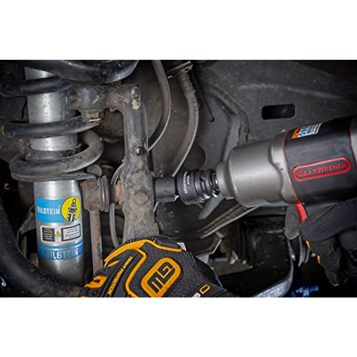 GEARWRENCH 13 Pc. 1/2" Drive 6 Pt. Standard Universal Impact Socket Set, SAE - 84938N