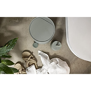 Zone Denmark Nova Garbage Bin, 23cm, Soft Grey