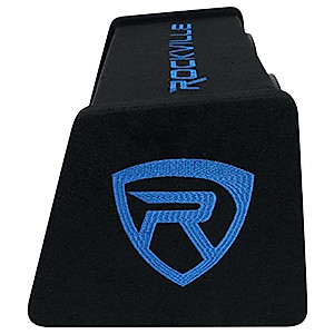 Rockville RV208P Dual 8" 800w Car Audio Subwoofers in Vented Sub Enclosure Box,Black