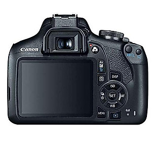 Canon EOS Rebel T7 DSLR Camera w/ 18-55mm F/3.5-5.6 is II Zoom Lens + Macro + Telephoto + More (18pc Bundle) (Renewed)
