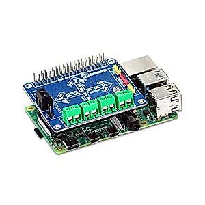 SB New Motorshield for Raspberry Pi 3,2,1 and Zero This Expansion Board can Control up to 4 Motors or 2 Stepper Motor, 2 IR sensors and a Single ultrasonic Sensor.