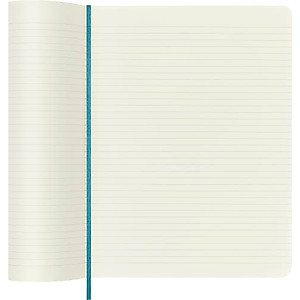 Moleskine Classic Notebook, Soft Cover, XL (7.5" x 9.5") Ruled/Lined, Reef Blue, 192 Pages