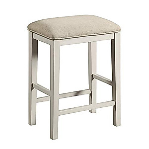 Lexicon Amelia 4-Piece Counter Height Dining Set, Antique White