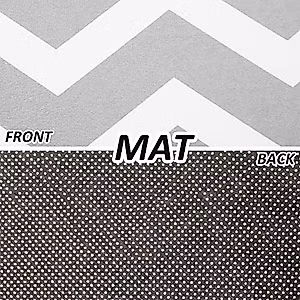 Kitchen Mats fo Floor, Merry Christmas Snowflake Red Black Buffalo Check Plaid Backed Rubber Dots Rugs,Non Slip,Absorbant Runner Rugs for Hallway Entryway,Kitchen,Laundry 1 pcs 23.6x70.9 Inch