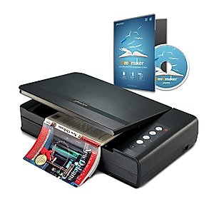 Plustek OpticBook 4900 Scanner with BookMaker - Simplify scanning and make your paper/document digitized & organized with software to archive, look up and share files.