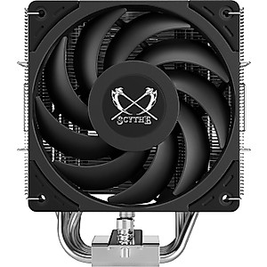 Scythe Mugen 6 CPU Air Cooler, Intel LGA1700, LGA1151, AMD AM5, AM4 Support,120mm, Single Tower, Aluminium Top Cover (Scythe Mugen 5 Rev.C)