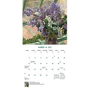 Impressionist Blooms 2021 Mini Wall Calendar