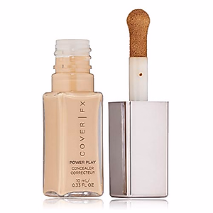Cover FX Power Play Concealer: Crease-Proof, Transfer-Proof Concealer Provide 16-hour Full Coverage with Powerful Pollution Defense- G Medium 2, 0.33 Fl Oz