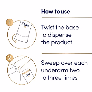 Dove Ultimate Antiperspirant Deodorant Stick Peony and Rose Water 2.6 oz 2 Count