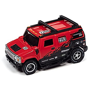 Auto World Xtraction Rally 2005 Hummer H2 (red) HO Scale Slot Car