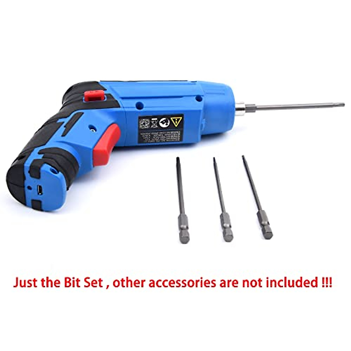 Readytosky RC Hex Bit 1.5 2.0 2.5 3.0mm Hex Head Allen Wrench Drill Bit Set for Screwdrivers Electric Screwgun/Power Drill