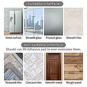 ROSELIFE Sticky Shower Shelf, Sticky Bathroom Basket, Bar Storage Tray, Maxload 13 lb, Punchless, Wall Mounted Storage Saver Rack for Home Kitchen, Bathroom Shower, Clear, Widen