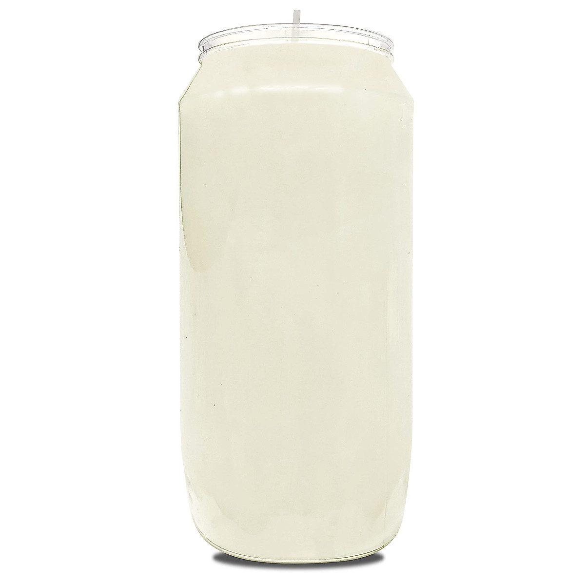 Hyoola 7 Day White Prayer Candles, 6 Pack - 6" Tall Pillar Candles for Religious, Memorial, Party Decor, Vigil and Emergency Use - Vegetable Oil Wax in Plastic Jar Container