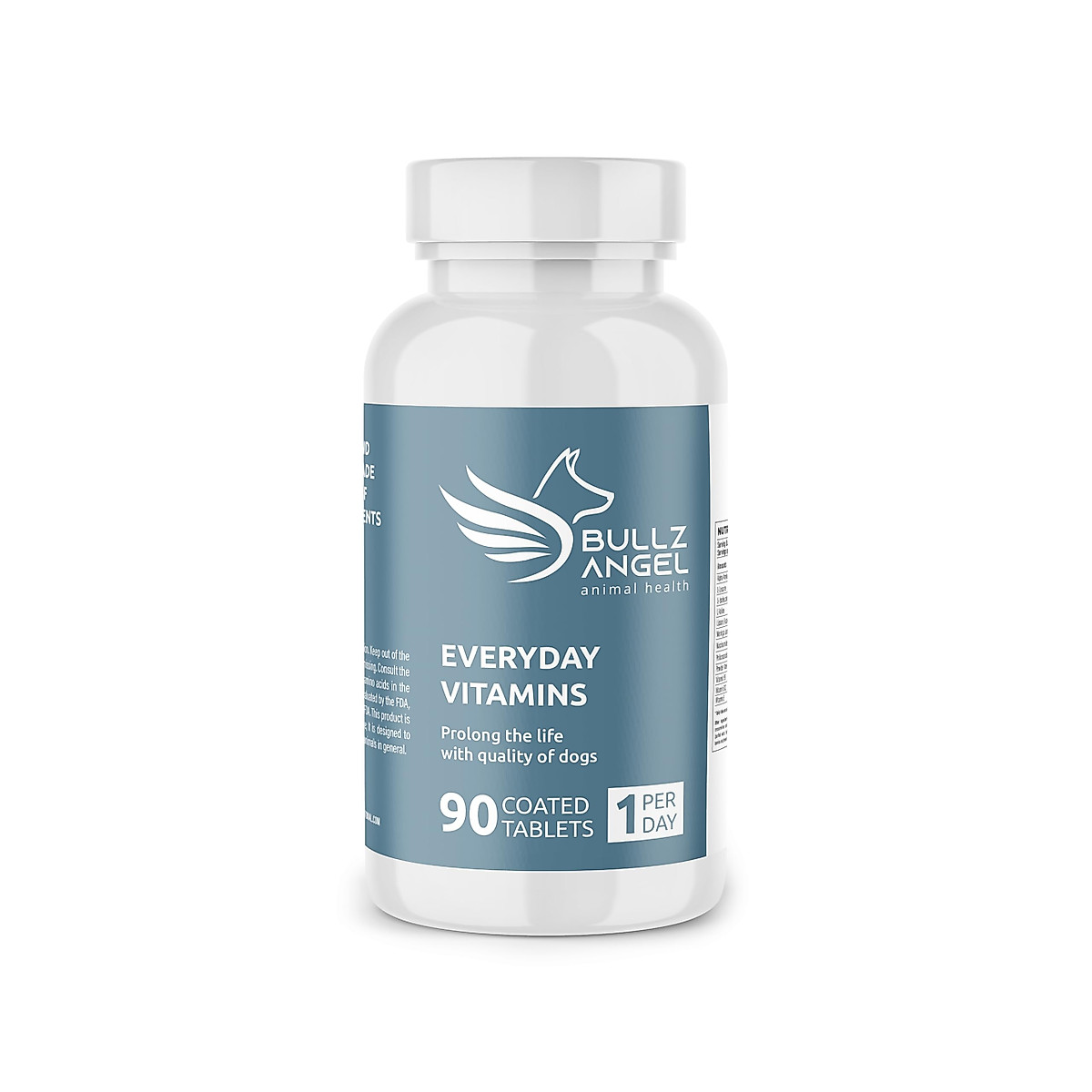 Bullz Angel Everyday Vitamins for Dogs - Dog Use - Healthy Life - Essential Vitamins - Amino Acids - Natural Ingredients - Daily Use