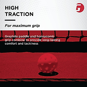 GAMMA Sports Jester NeuCore Pickleball Paddle, Graphite Power Surface and Honeycomb Grip, Jester Finesse