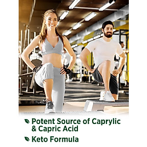 Nature's Truth MCT Oil Capsules | 100 Softgels | Keto Friendly Coconut Oil Pills | Non-GMO, Gluten Free