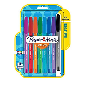 Paper Mate InkJoy 100ST Ballpoint Pens, Medium Point, Assorted Ink, 8 count(pack of 1) (1945932)